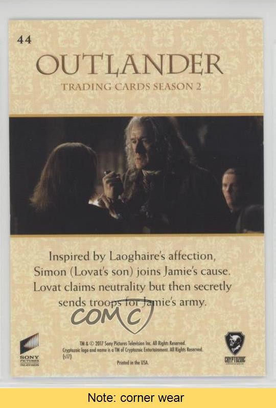 2017 Outlander Season 2 Rainbow Foil Jamie Fraser Laoghaire MacKenzie ...