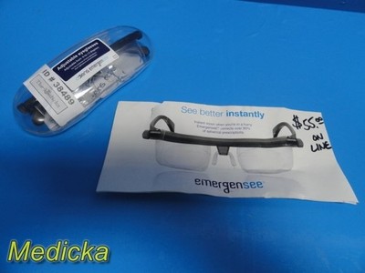 2012 Adlens Emergensee US01-ESGY Adjustable Eyeglasses W/ Case & IFU ...