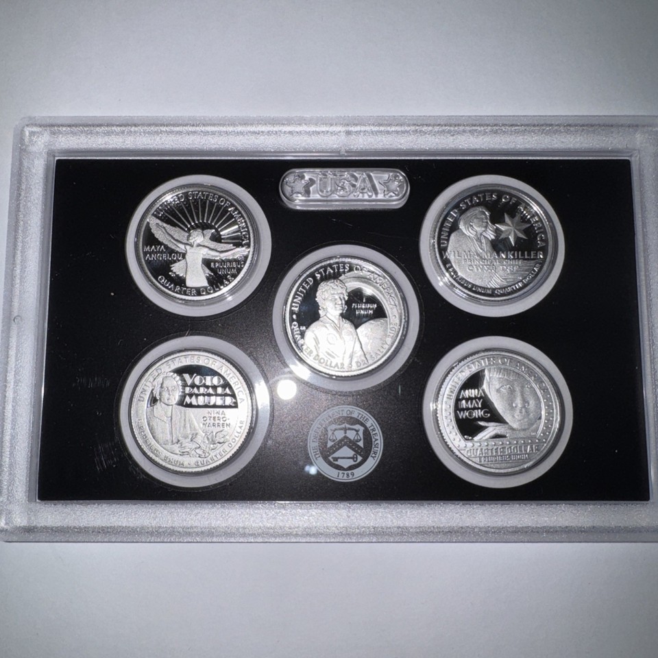 2022 American Women Quarters Silver Proof Set First Year US Mint Box ...