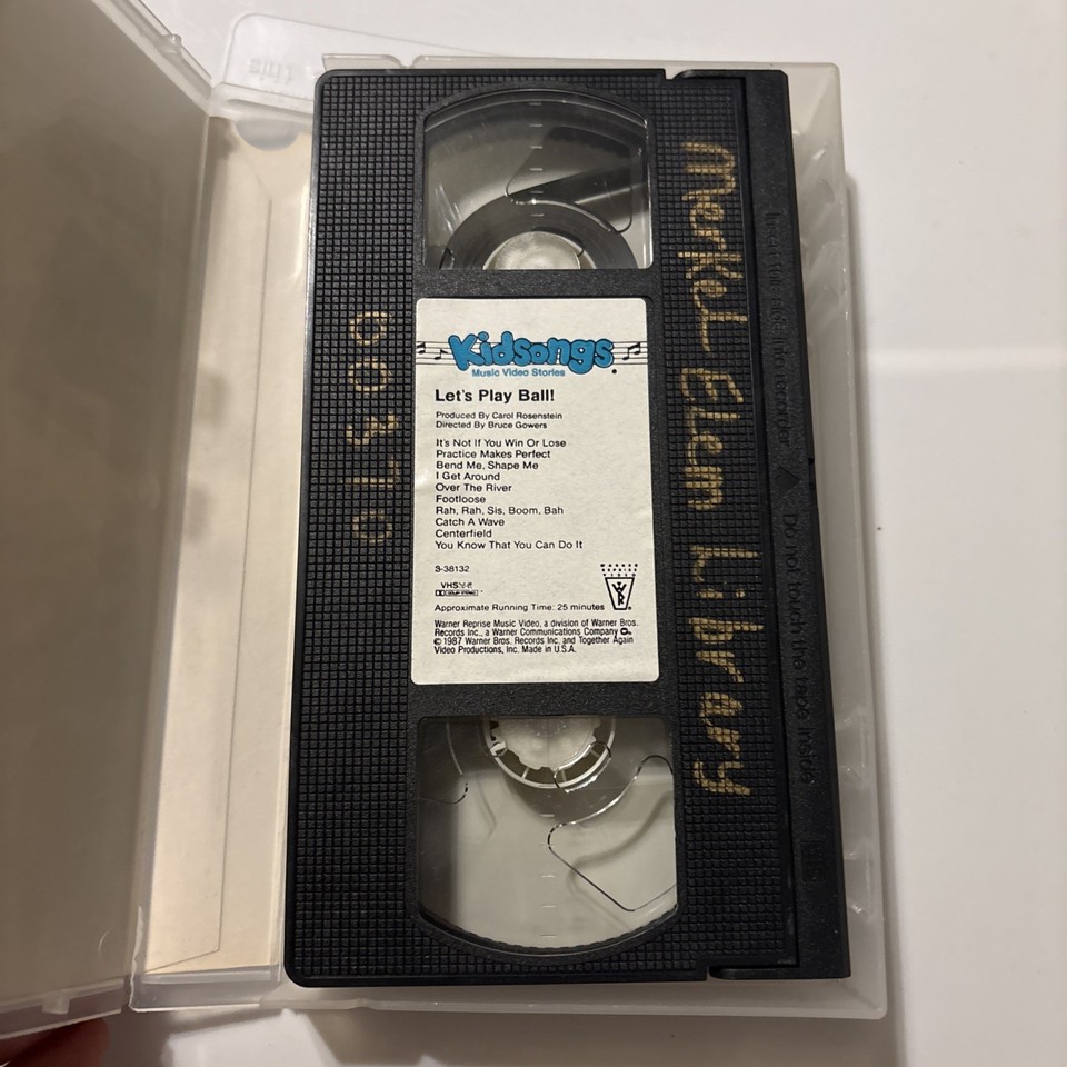 Kidsongs VHS Let's Play Ball VHS 1990 | eBay