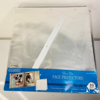 Colorbok Page Protectors (10 Pack), 12 by 12",White | eBay
