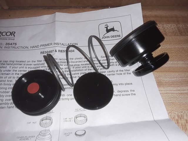 Genuine OEM John Deere RE50467 Hand Primer for sale online | eBay