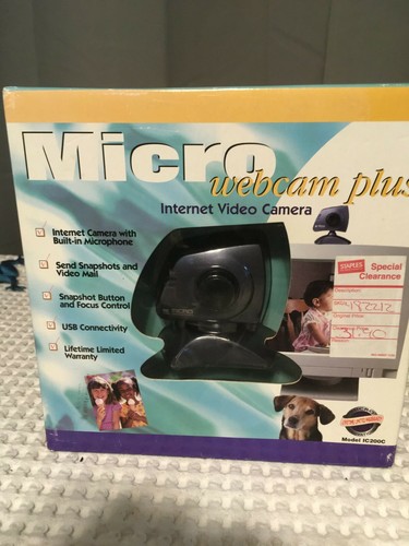 Micro Innovations IC200C Plus Web Cam, New In Box | eBay