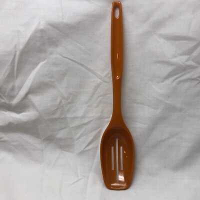 Vintage Foley #3 Orange Nylon Plastic Slotted Spoon 11" | eBay