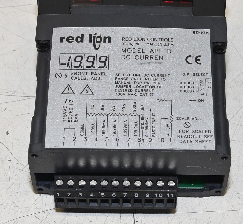 Red Lion Aplid DC Current Display APLID400 | eBay