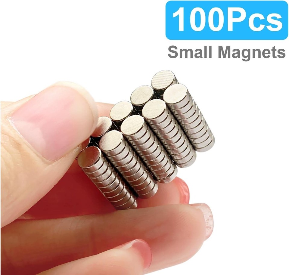 100Pcs Small Magnets 5X2 Mm Mini Tiny round Magnets Micro Magnets for ...