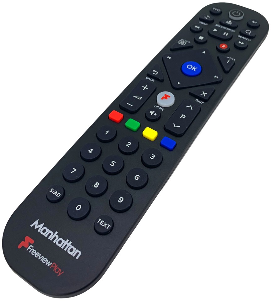 Genuine Manhattan T3-R Freeview Remote Control T3R | eBay UK