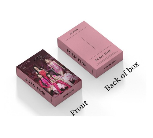 KPOP BP born pink Lisa Rose Mini Album Lomo Card Collective Lomocards ...