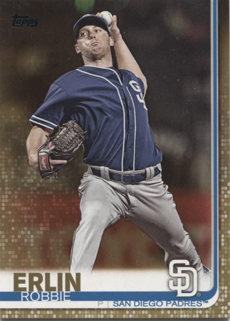 ROBBIE ERLIN 2019 Topps Series 2 GOLD Parallel #to/2019 - SAN DIEGO ...