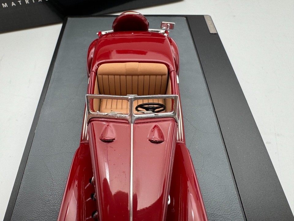 Duesenberg SJ Matrix 1/43 SWB 1935 Red #409 | eBay