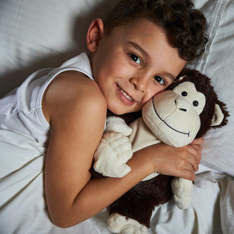 Intelex Microwave Cozy Plush Cheeky Monkey Microwavable Heatable Bed ...