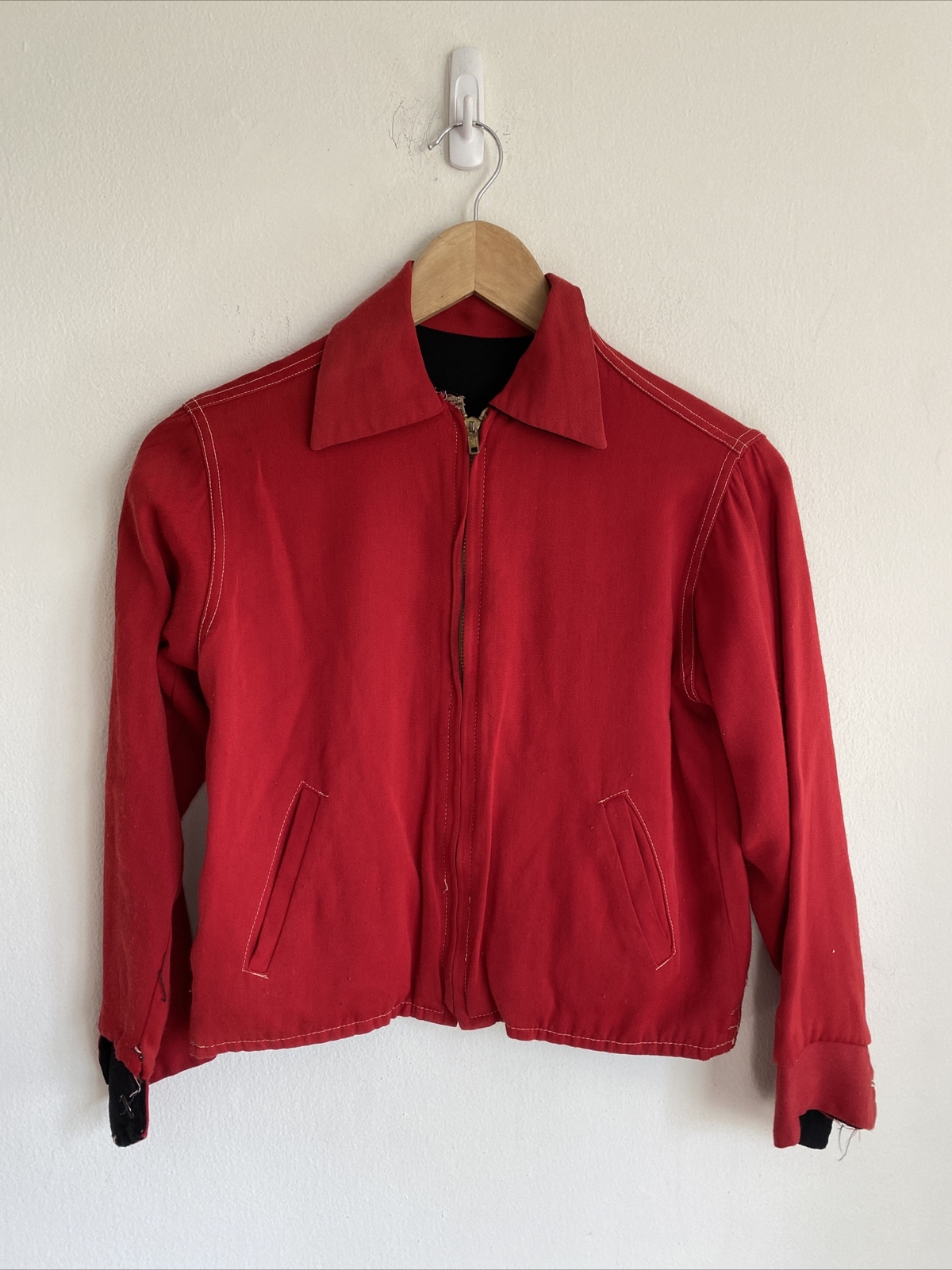 Vintage 1950’s Red Jacket Talon Zipper Women’s Vtg 50… - Gem