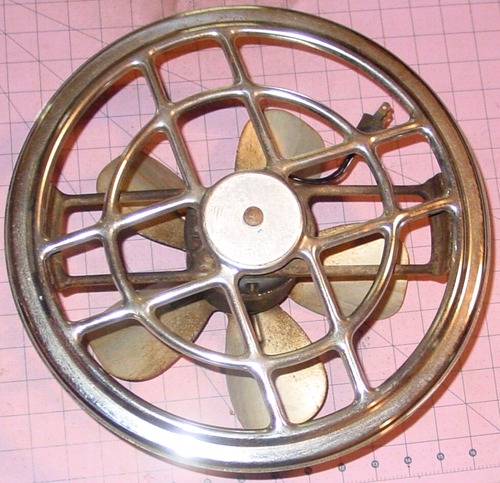 Vintage Through Door Wall Ventilation Exhaust Fan Redmond Motor Chrome ...