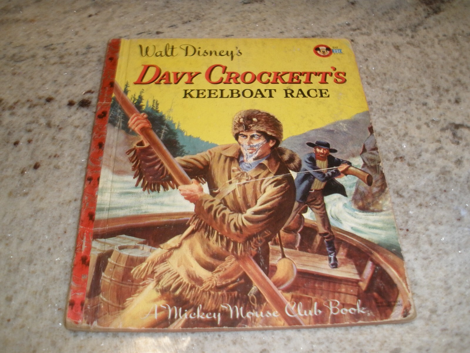 WALT DISNEYS MICKEY MOUSE CLUB BOOK DAVY CROCKETT'S KEELBOAT RACE 1955 ...