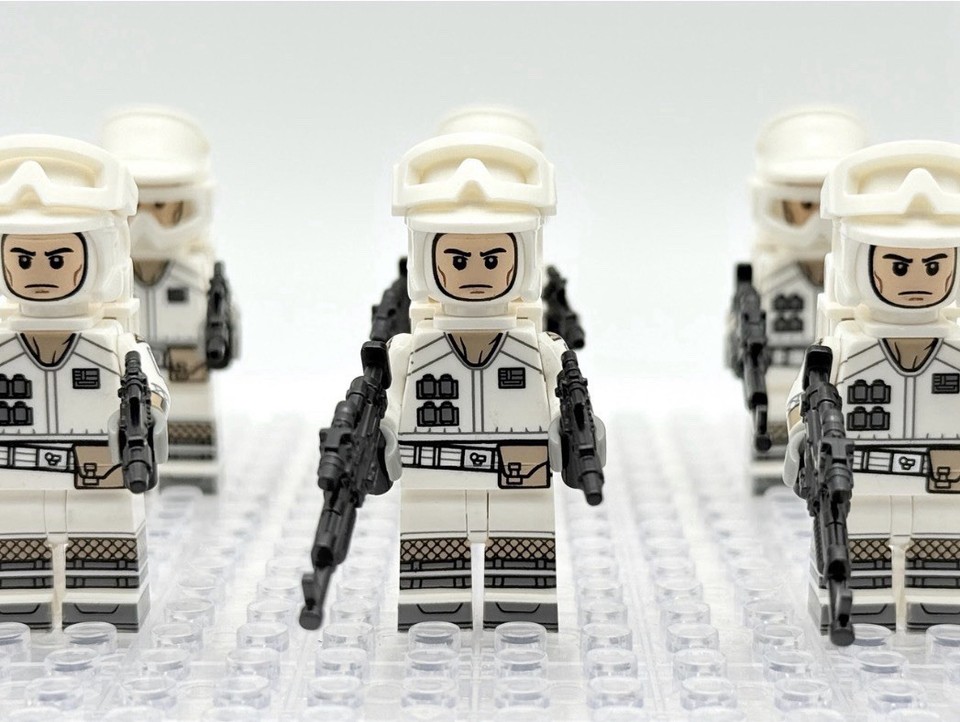 CUSTOM Star Wars Rebel Hoth Trooper Brick Minifigure | eBay