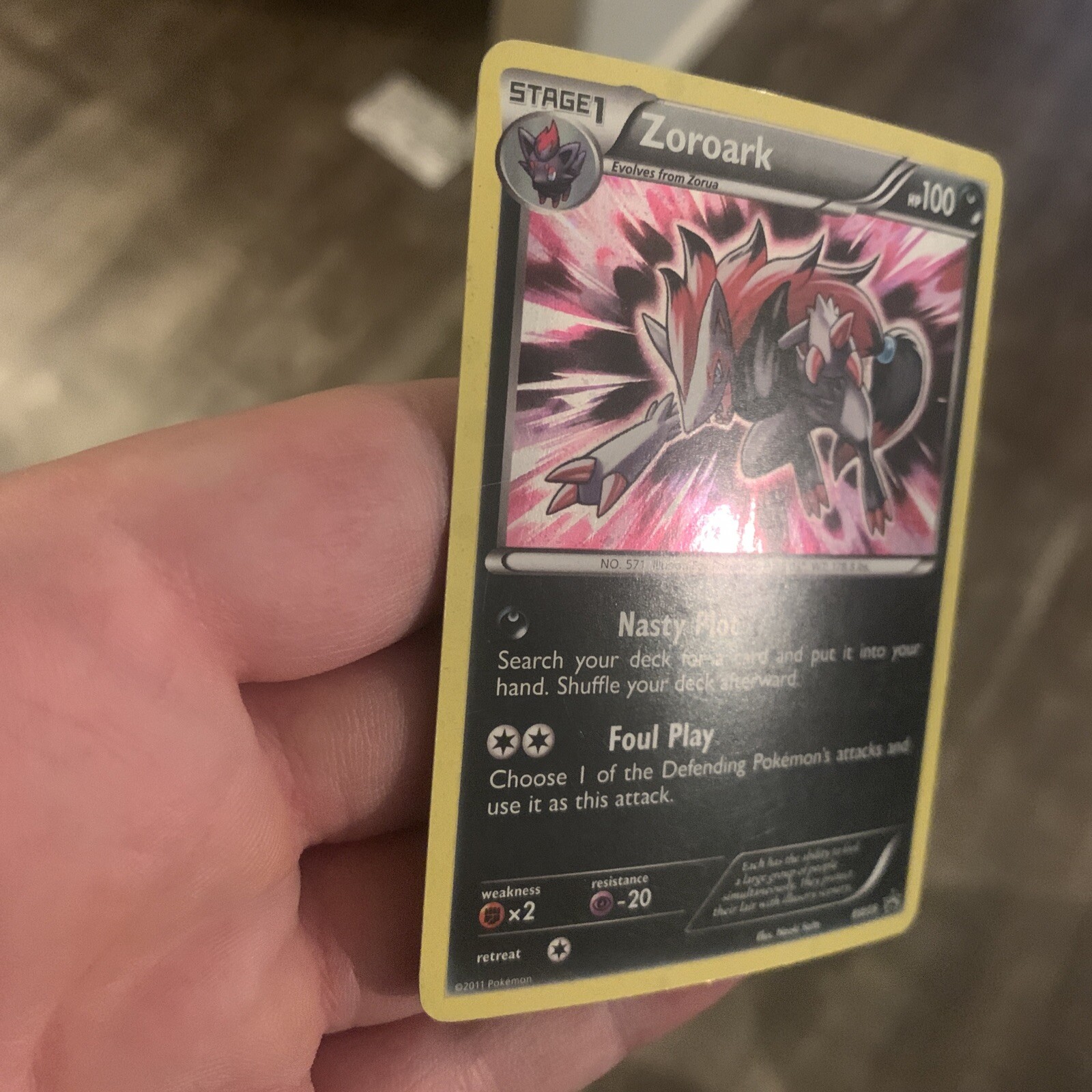 Pokémon TCG Zoroark BW Black Star Promos BW09 Holo Promo for sale ...