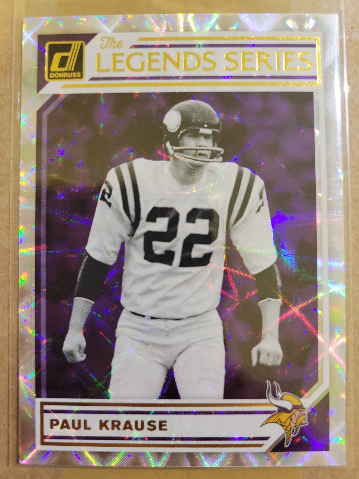 Paul Krause 2019 Donruss Football Legends Series #LS-16 NrMt | eBay