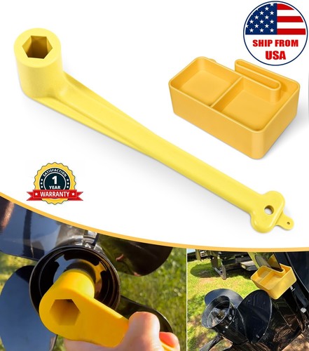 1-1/16" Propeller Wrench & Prop Stop Block for Mercury/Mercruiser/Alpha ...
