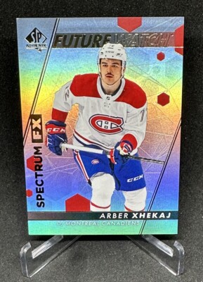 2022-23 SP Authentic Spectrum FX Future Watch Tier 1 Arber Xhekaj ...