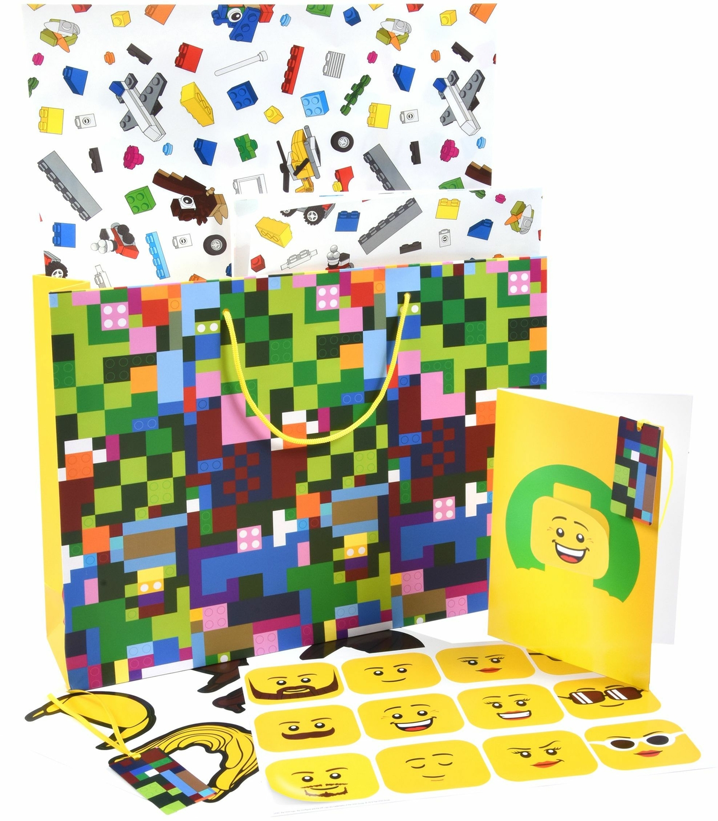 LEGO 5006008 Exclusive VIP Gift Bag & Wrapping Paper Gifting Set ...