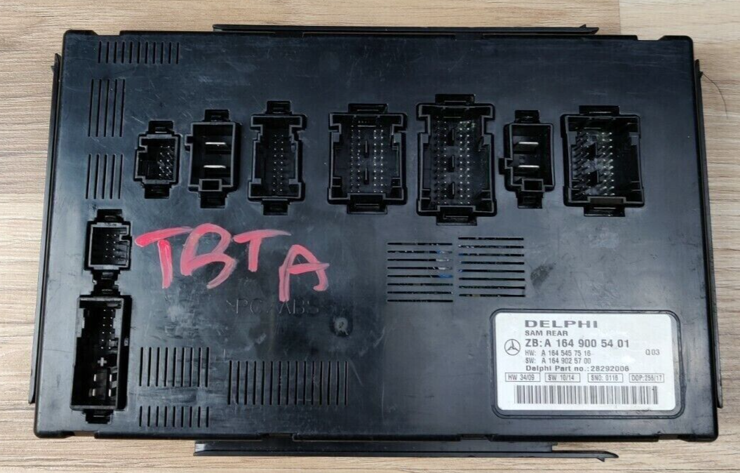 Plug & Play -Mercedes-Benz W164 Rear SAM Programmed A1649005401 | eBay