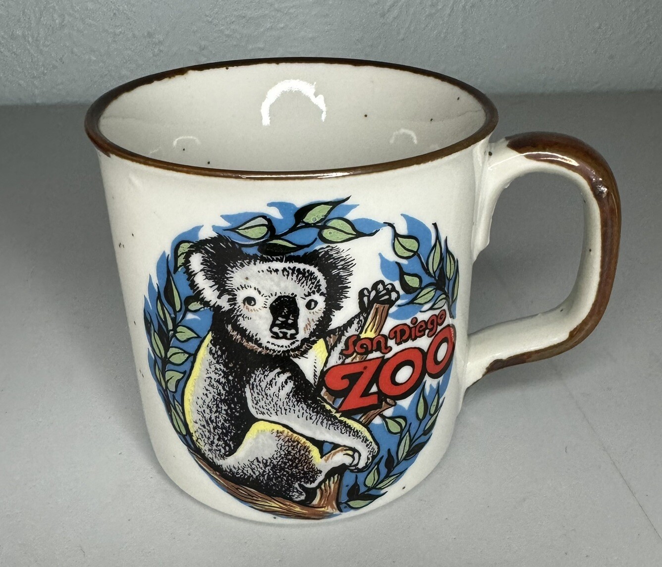 Vintage San Diego Zoo Coffee Mug • Koala • Chip On Bottom | eBay