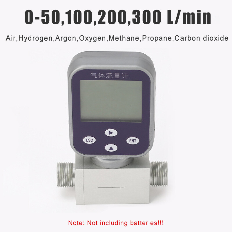 Digital Gas Mass Air Methane Argon Propane Flow Rate Meter Micro Gas ...