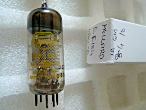 EF184 Mullard Yellow Print Valve Tube Used Old Stock 1 pc N17 | eBay ...