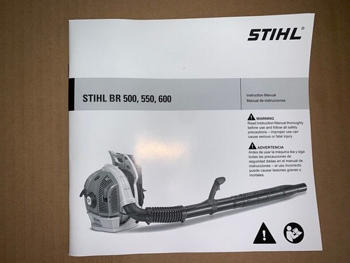 BR 500 550 600 BR500 BR600 BR550 Back Pack BackPack Blower Operators ...