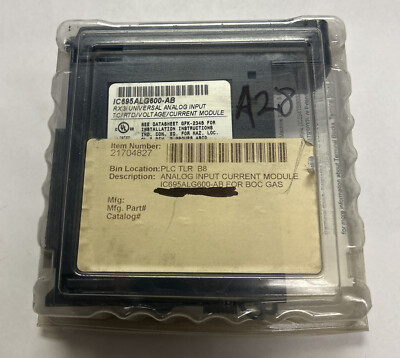 GE FANUC,IC695ALG600 / IC695ALG600-AB RX3I,UNIVERSAL ANALOG INPUT ...