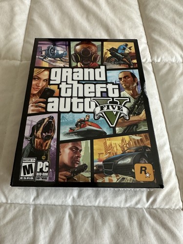 Grand Theft Auto V / GTA 5 (PC / DVD-ROM Discs, 2015) - Brand-New ...