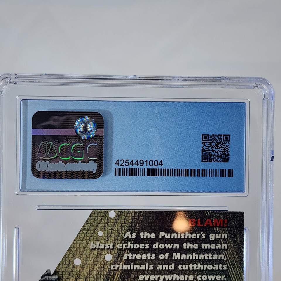 1997 Marvel Premium QFX #4 Lazer Blast Chase Punisher Die-Cut Card CGC ...