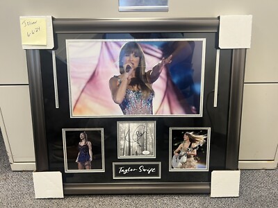 TAYLOR SWIFT AUTOGRAPHED CUSTOM FRAMING | eBay