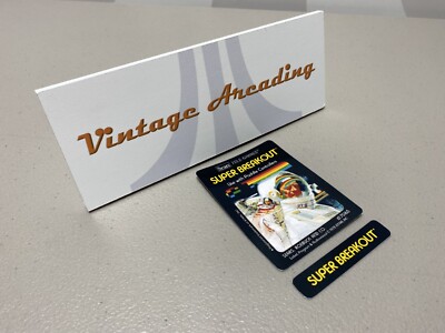 Super Breakout Tele-games (for Atari 2600) Replacement Label | eBay