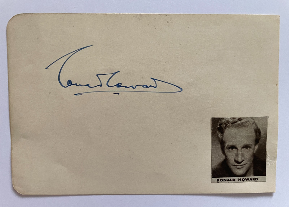 Ronald Howard & David Firman - Sherlock Holmes - Original Hand Signed ...