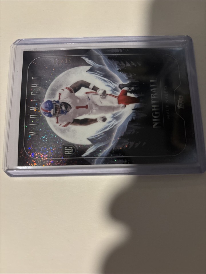 2024 Topps Midnight Nightball Winter Solstice MALIK NABERS RC /35 | eBay