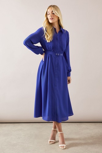 Wallis Blue Shirt Dress Womens Occasion Dresses | eBay UK