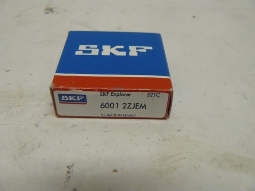 SKF 6001 2ZJEM Deep Groove Radial Ball Bearing 12mm ID Bore x 28mm OD x ...