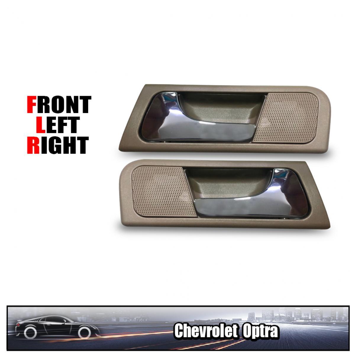 Inner Door Handle Chrome Beige Pair RH LH For Chevrolet Optra 2004-2011 ...