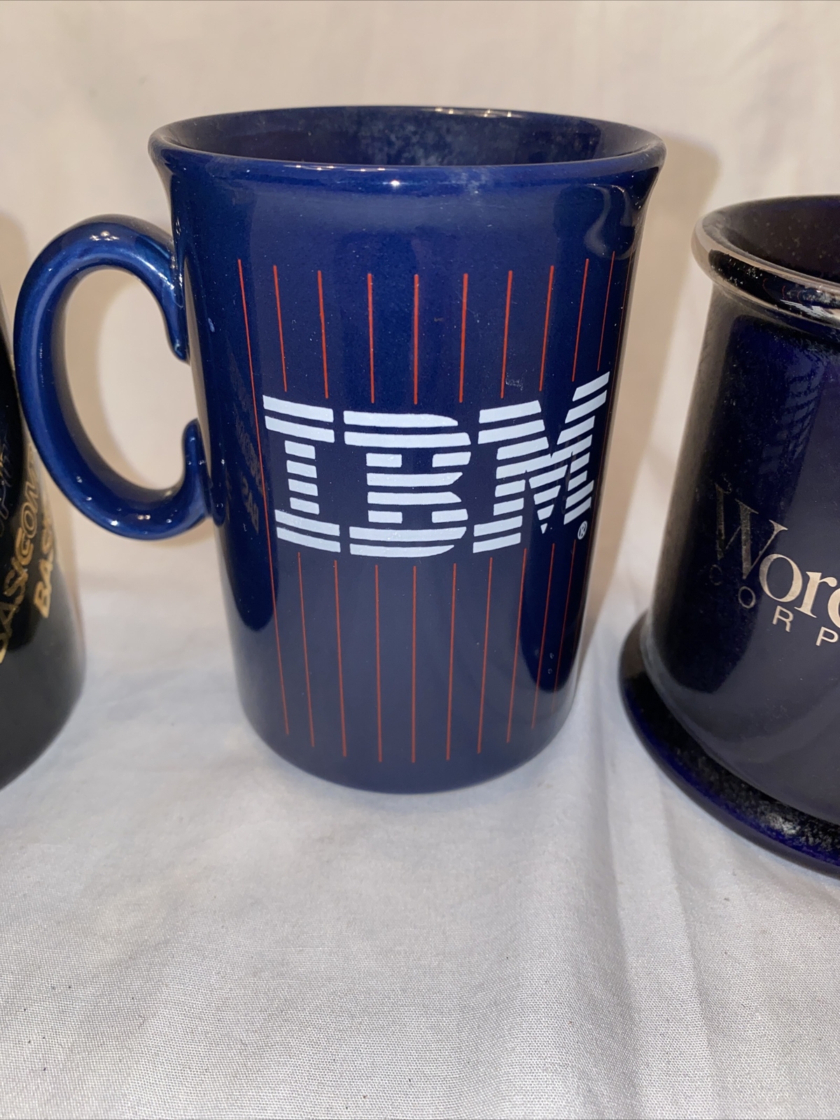 3 Vintage Computer Related Coffee Cup Mugs IBM Word Perfect Basic | eBay