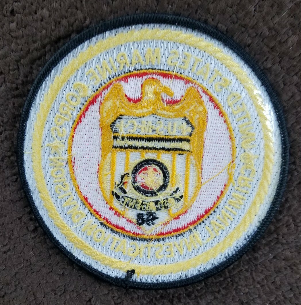 USMC MARINE CRIMINAL INVESTIGATIONS POLICE MILITARY PATCH | eBay