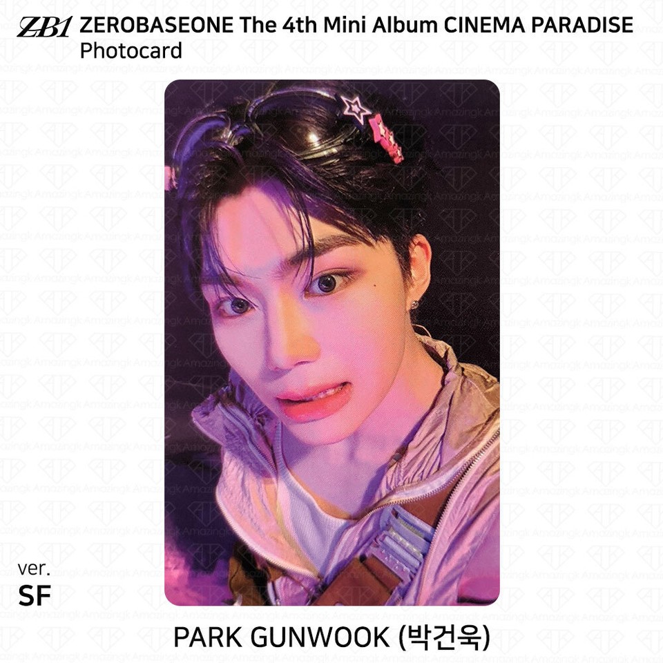 ZEROBASEONE ZB1 4th Mini Album CINEMA PARADISE Official Photocard ...