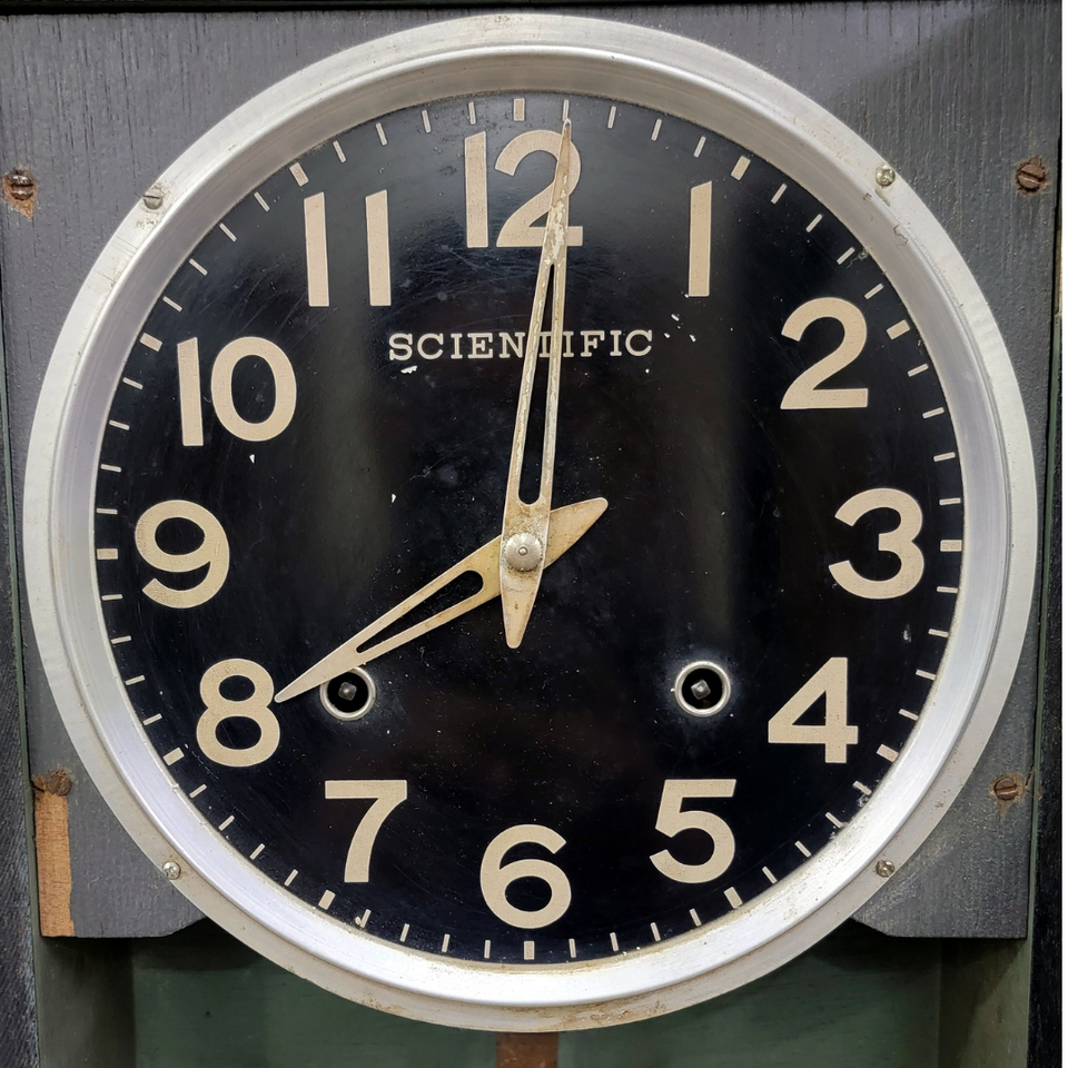 Antique Original SCIENTIFIC Collectible Clock Vintage Rare Pendulum ...