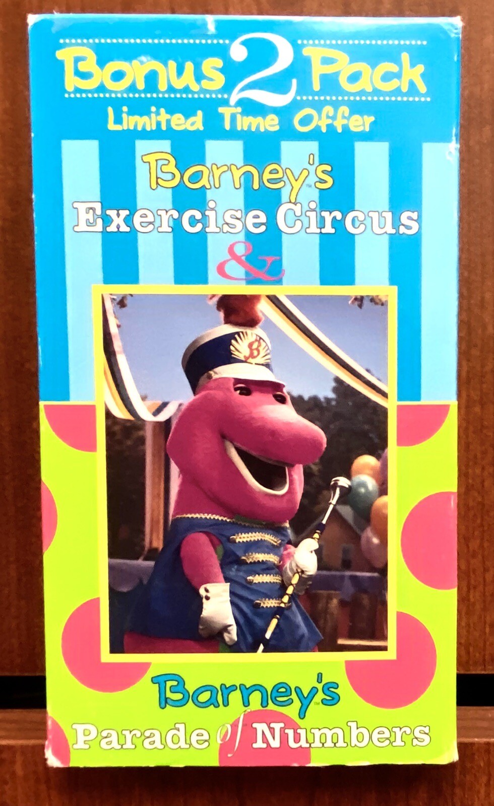 BARNEY’S “Exercise Circus” & “Parade of Numbers” (2-pack VHS 1996) PBS ...