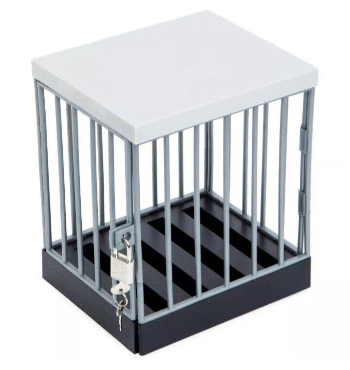 Traxx Locked-Up Cell Phone Detention w/Lock & Key Gag Gift Cell Phone ...