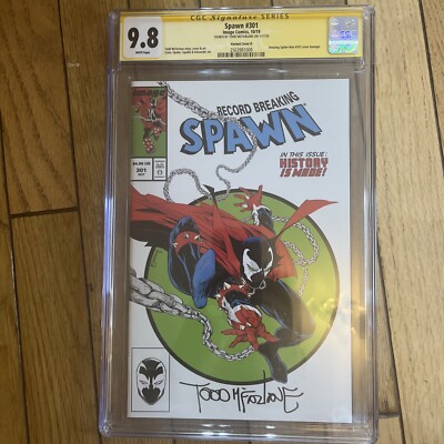 Spawn 301 CGC 9.8 SS Todd Mcfarlane ASM 301 Homage | eBay