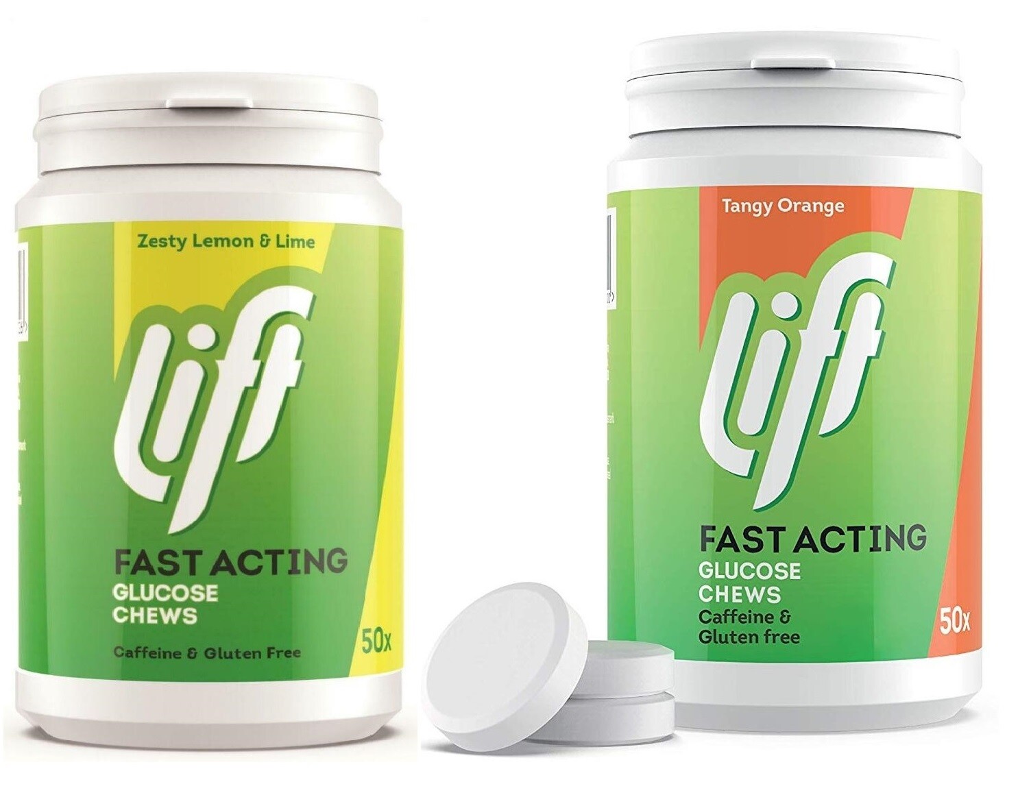 Lift 50's Tubs Glucose Chews Orange Raspberry Blueberry & Lime (Was ...