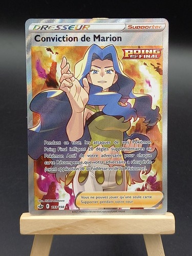 Carte Pokémon Conviction de Marion 193/198 EB06 Epée Bouclier Règne de ...