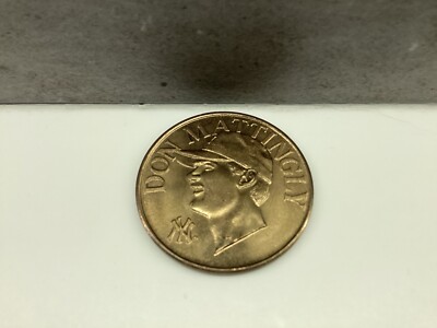 Don Mattingly 1990 Bandai Gold Plated Brass Coin New York Yankees | eBay