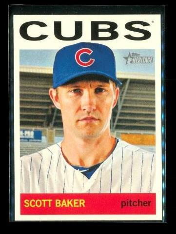 2013 TOPPS HERITAGE Baseball Trading Card #322 SCOTT BAKER Chicago Cubs | eBay